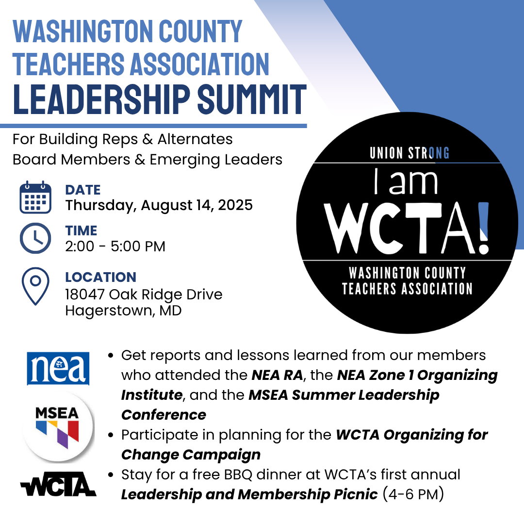 Local Leaders Summit and Membership Picnic - Washington County Teachers ...